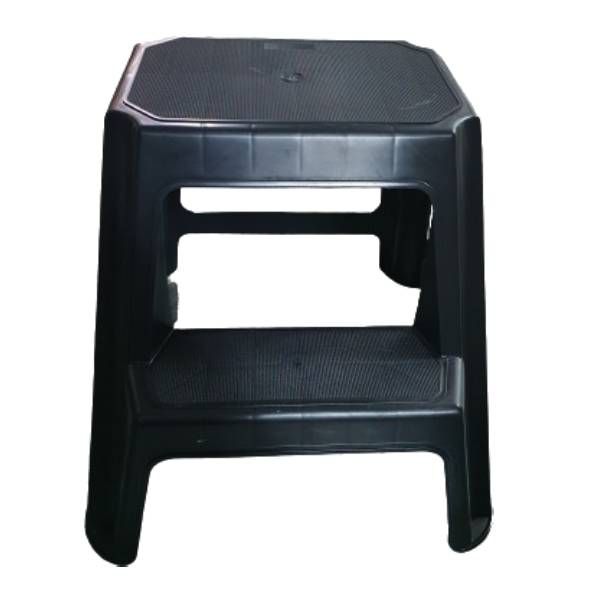 Step Stool - 2 Steps - Double Step - Black | Mmaraka Ecommerce