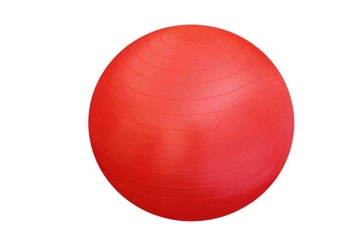 Exercise Yoga Gym Ball Anti Burst - Light Red | Mmaraka Ecommerce